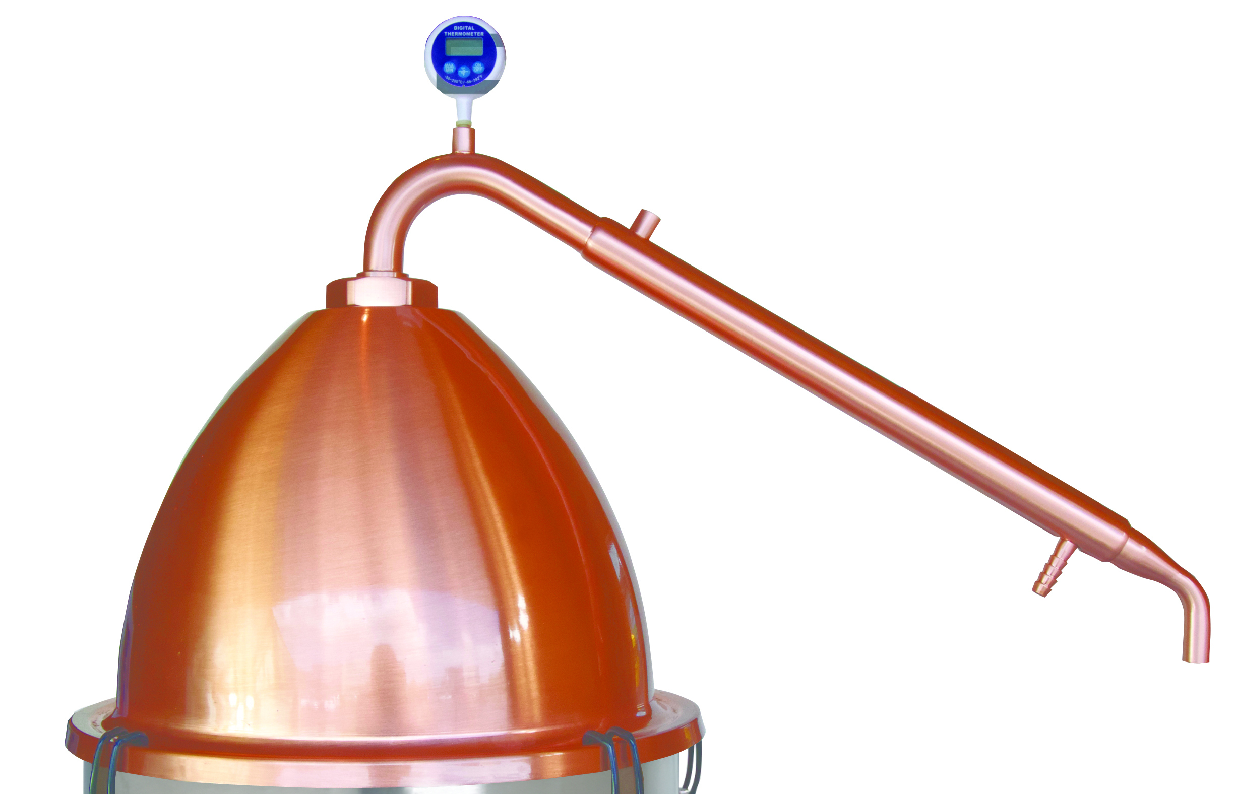 Alembic Dome Top and Pot Condenser | Bader Beer & Wine Supply
