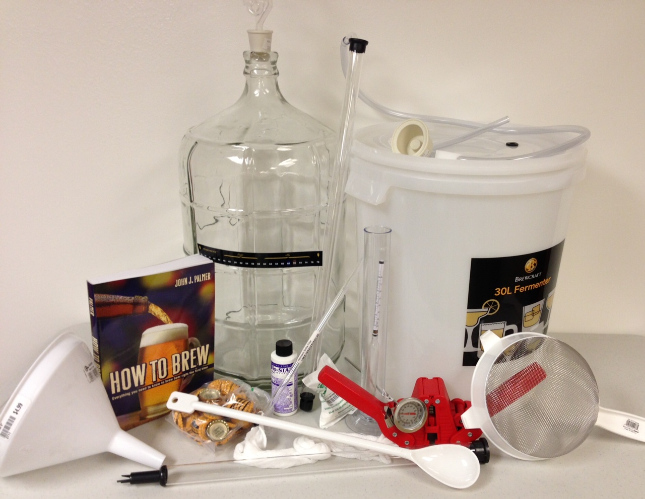Master Brewing Kit (Glass Fermenters) | Bader Beer & Wine Supply