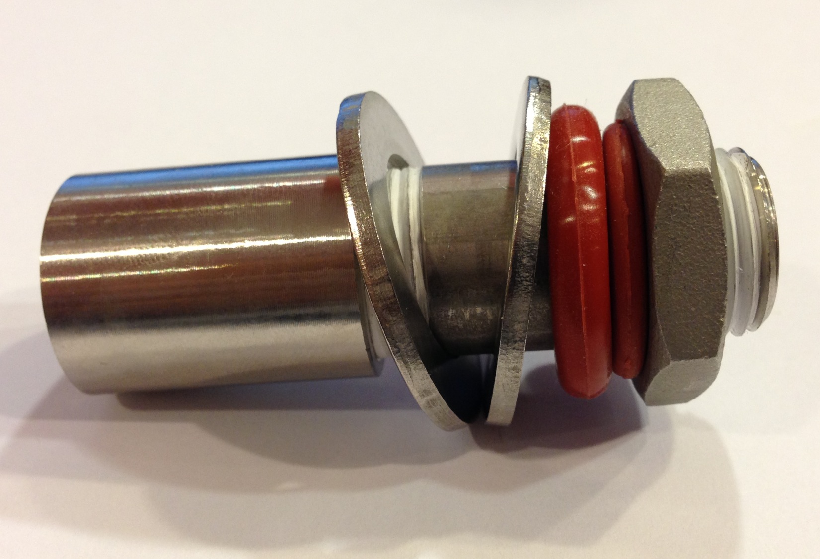Stainless Steel Cooler Bulkhead | Bader Beer & Wine Supply