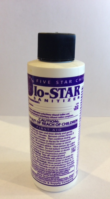 Io-Star Iodine Sanitizer 4 Oz | Bader Beer & Wine Supply