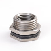 Stainless Thru-Wall Fitting | Bader Beer & Wine Supply