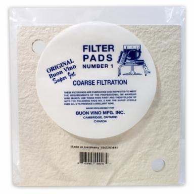 Super Jet Filter Pads, Coarse, 3 pads per pack (#1)8 micron | Bader ...