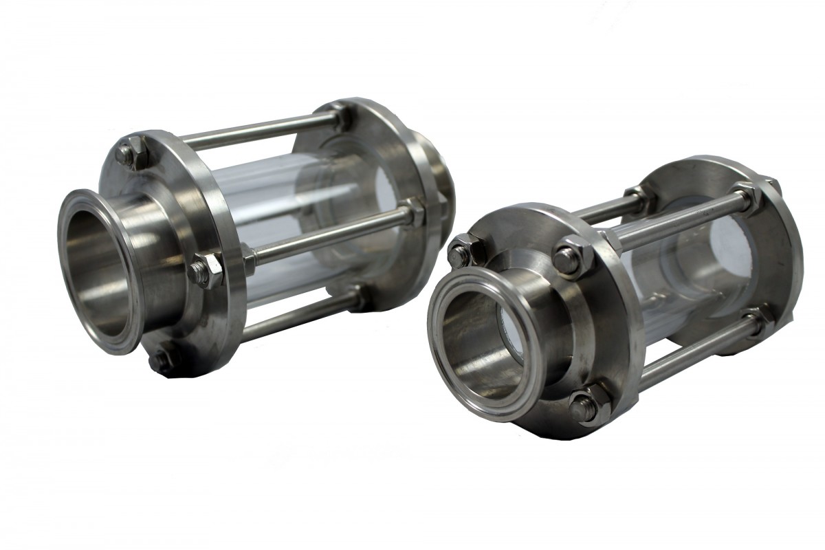 1.5" Tri-Clamp 90 Degree Elbow Tri-Clamp Sight Glass | Bader Beer ...